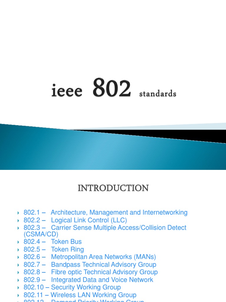 IEEE 802 Standards | Bluetooth | Computer Network
