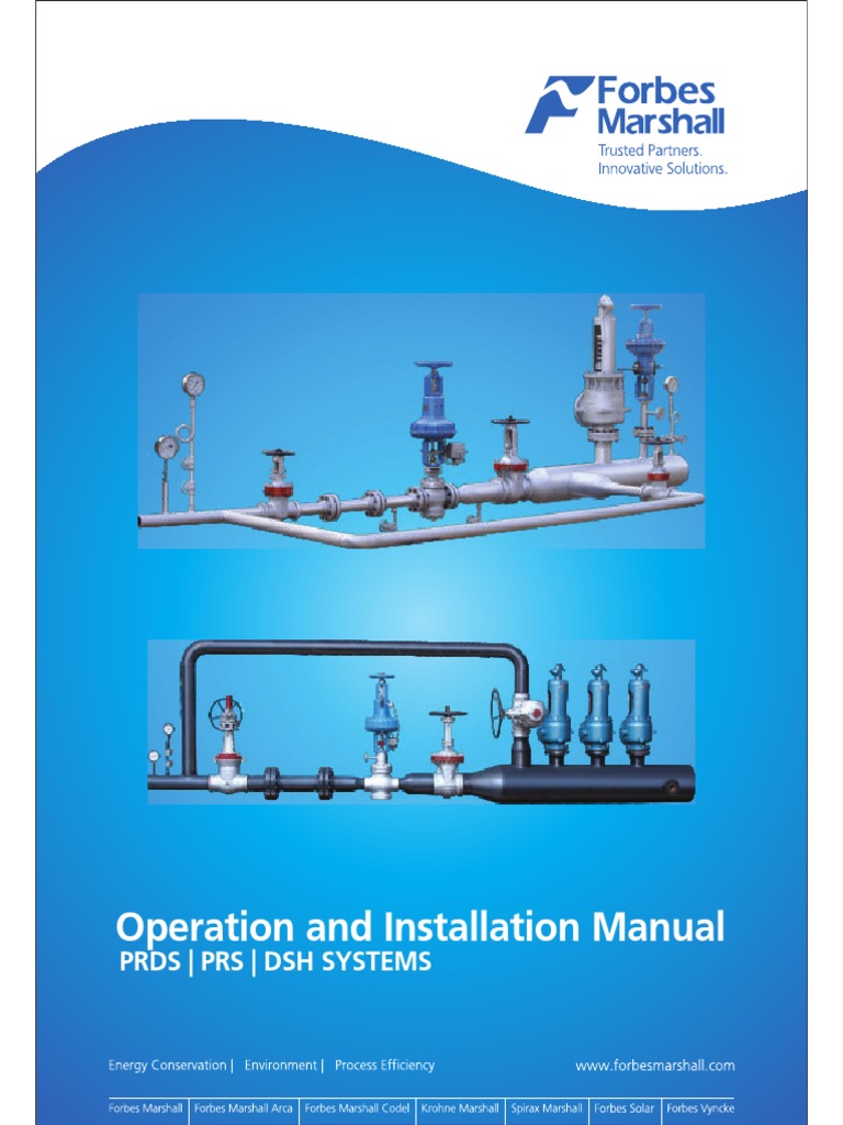 PRDS PRS DSH Systems Operation and Installation Manual | PDF | Valve ...