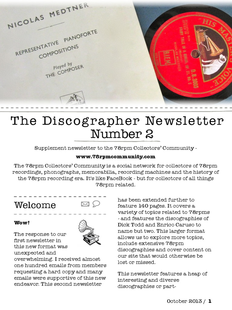 The Discographer - October 2013 - 2 | PDF | Classical Music | Leisure