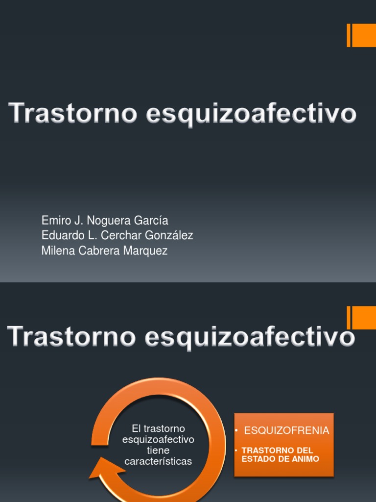 Trastorno Esquizoafectivo | PDF | Esquizofrenia | Desorden bipolar
