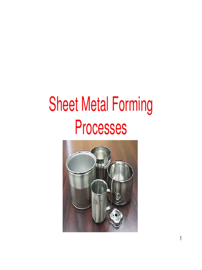 Sheet Metal Forming Processes | PDF | Sheet Metal | Metals