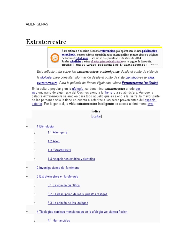 Razas Extraterrestres y su Significado | PDF | Science | Ciencia filosófica