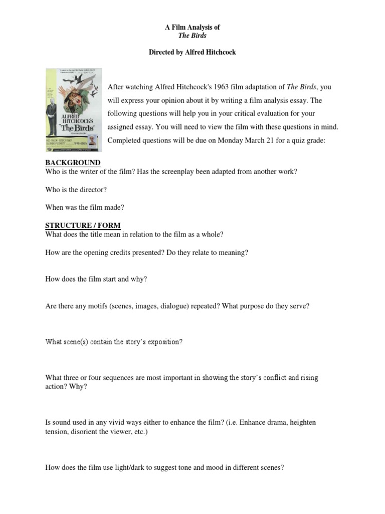 Movie Analysis Assignment | PDF | Camera | Essays