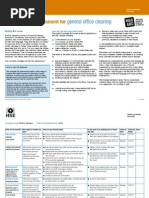 Example Risk Assessment For General Office Cleaning | PDF | Risk ...