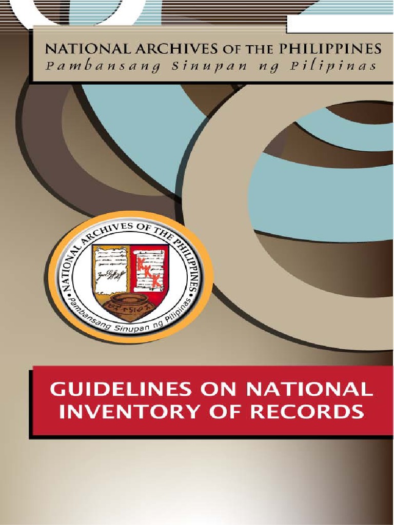 NAP Circular 4 (Guidelines On National Inventory of Records) | PDF ...