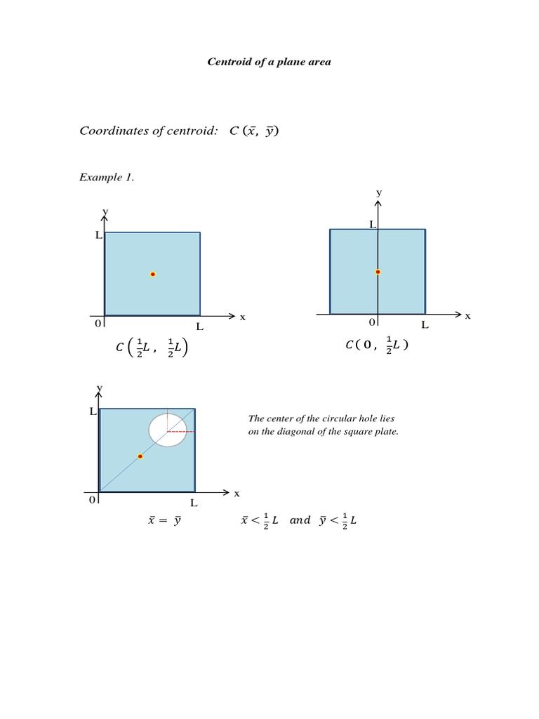 Centroid of Triangle,Semicircle. | Area | Triangle