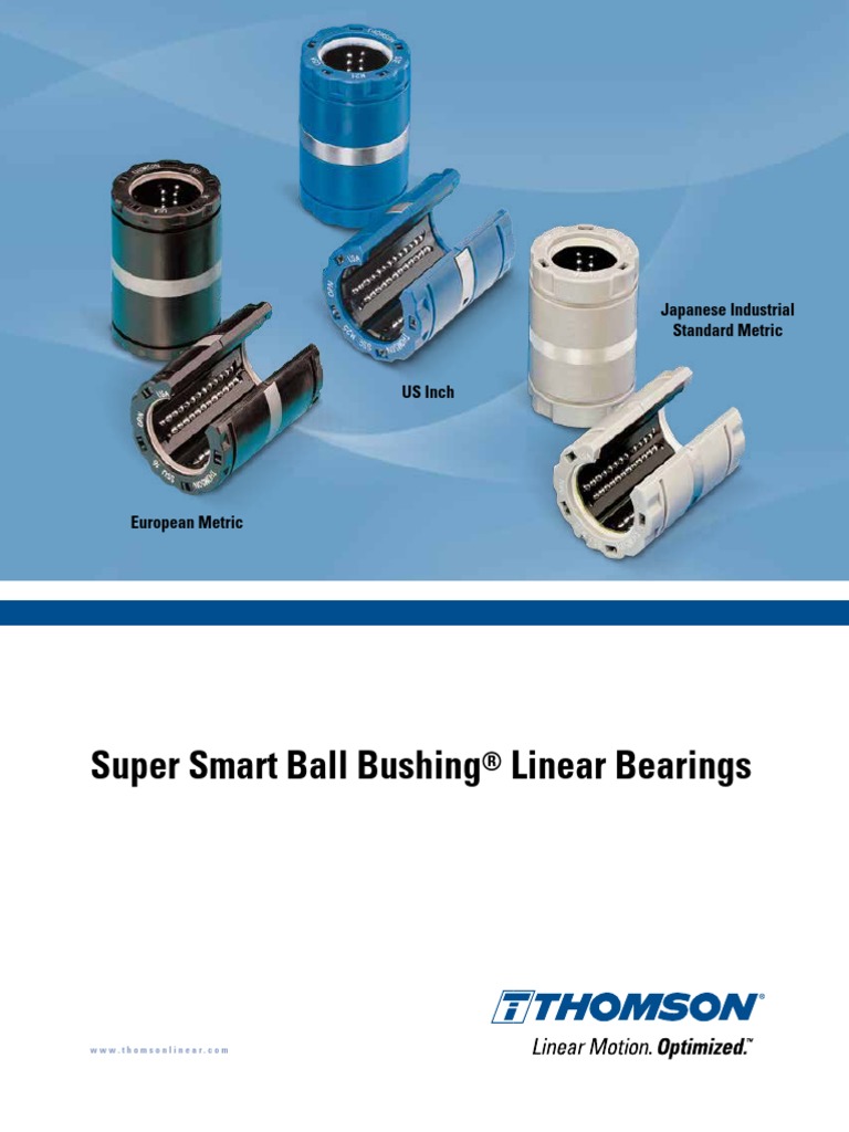 Super Smart Ball Bushing Bearings Bren | PDF | Bearing (Mechanical ...