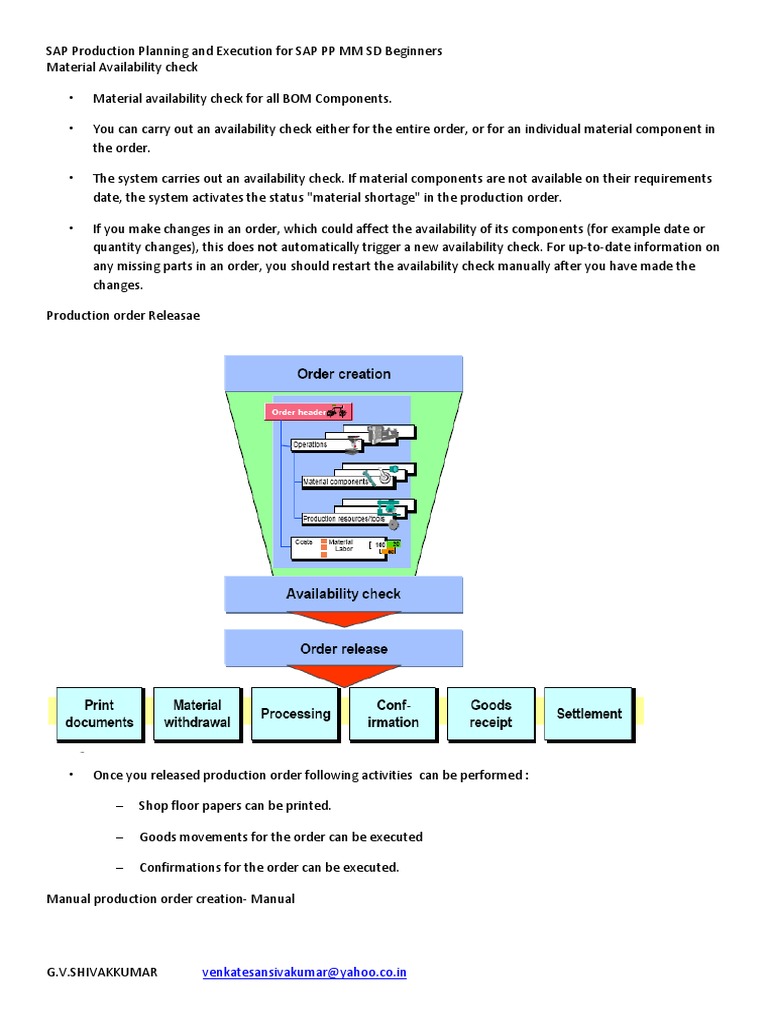 SAP Production Planning Overview for New SAP Consultants | Logistics ...