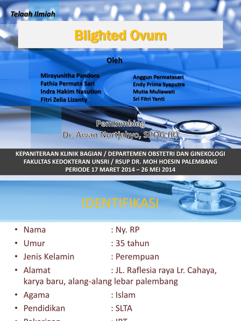 Blighted Ovum | PDF
