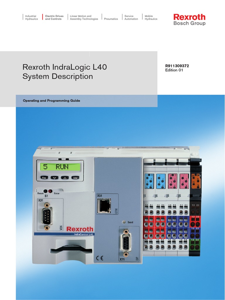 IndraLogic L40 System Description | PDF | Switch | Safety