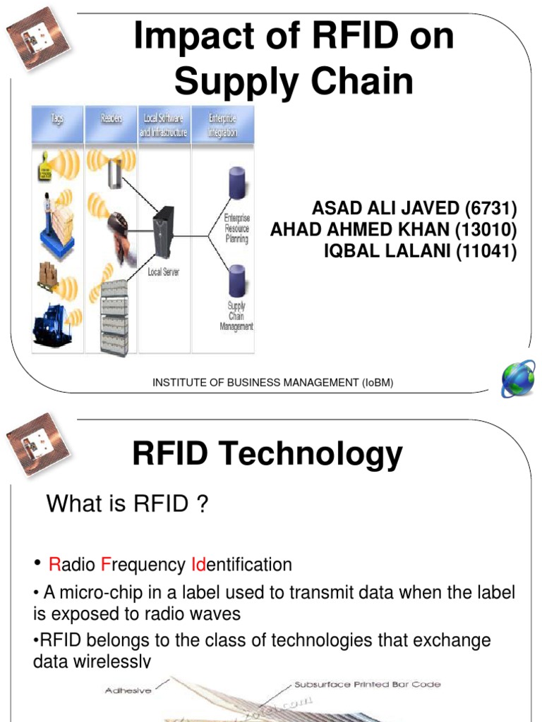 RFID Presentation Slides | PDF | Radio Frequency Identification | Wireless