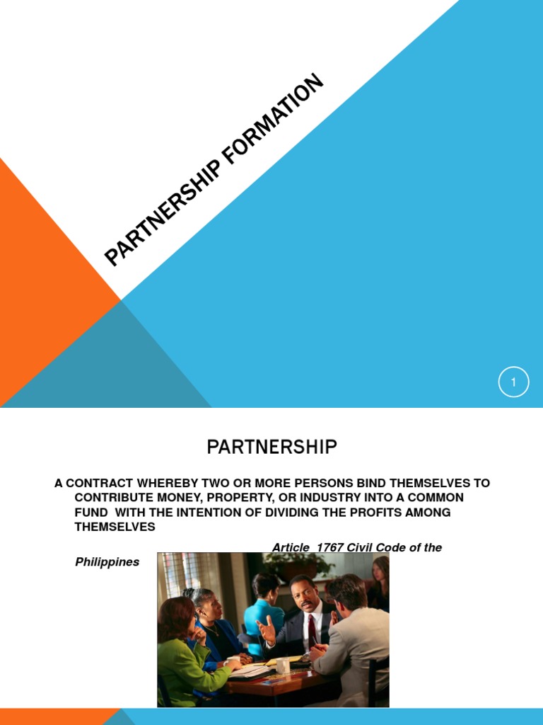 Partnership Formation | PDF | Partnership | Limited Partnership