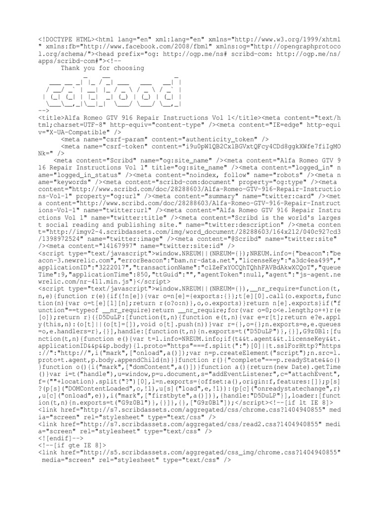 Alfa Romeo | PDF | Java Script | Information Technology Management