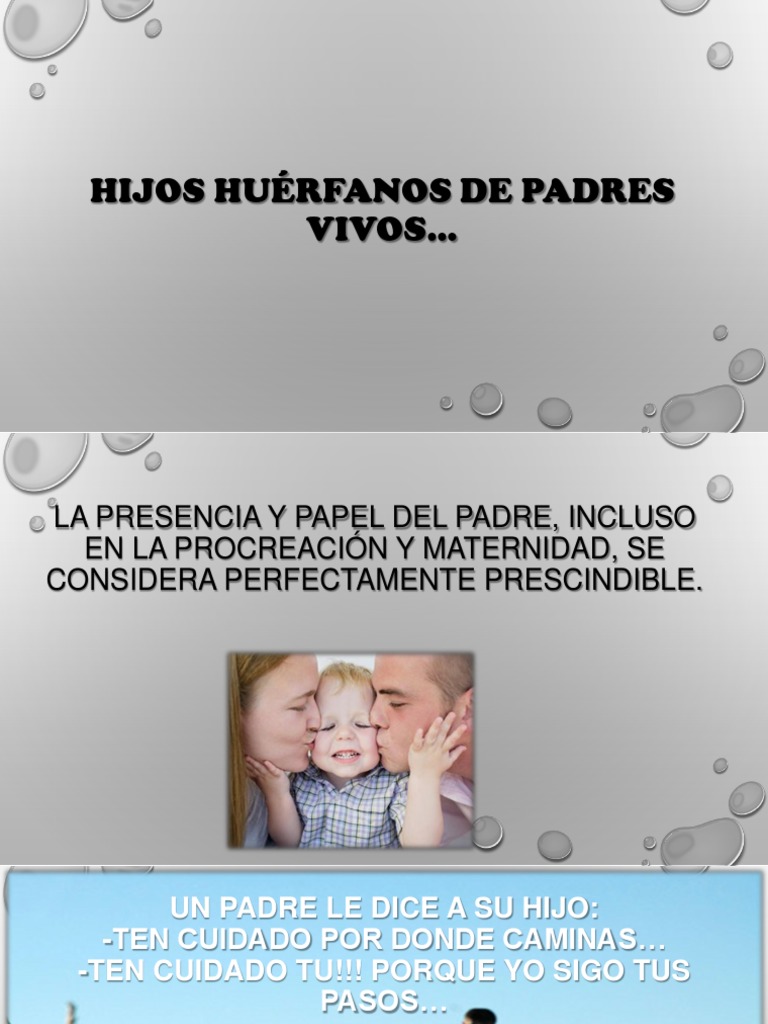 Hijos Huerfanos de Padres Vivos | PDF | Salud y bienestar