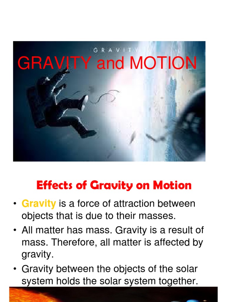 Assignment Gravity and Motion | PDF | Gravity | Force