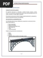 1 - Tipos de Estructuras Reticuladas | PDF | Braguero | Mecánica