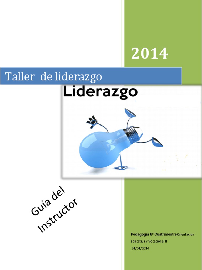 Taller de Liderazgo | PDF | Liderazgo | Sicología