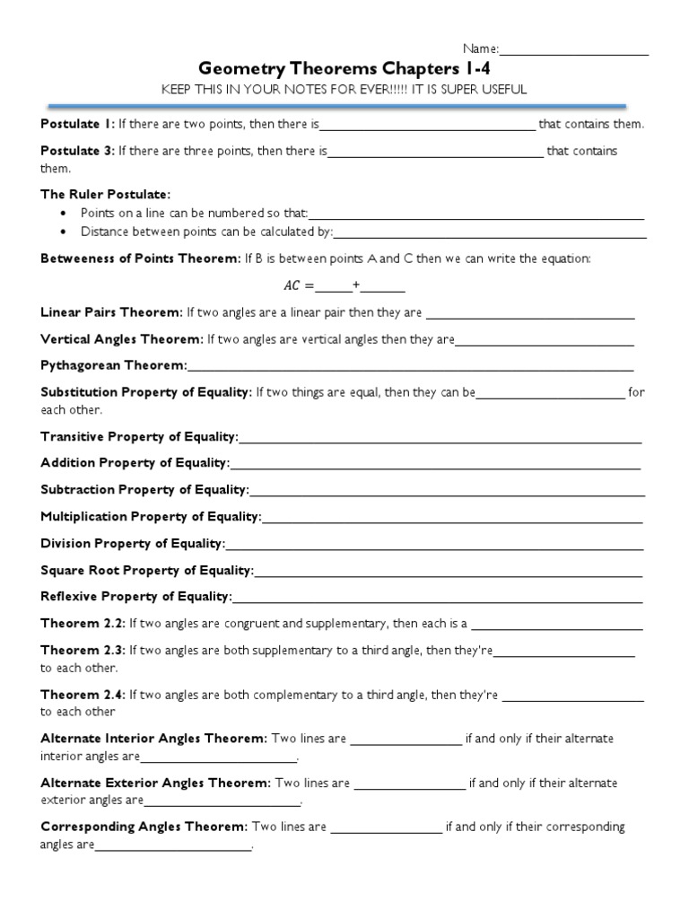 Using Theorems To Make Deductions Lesson | PDF | Teaching Methods ...