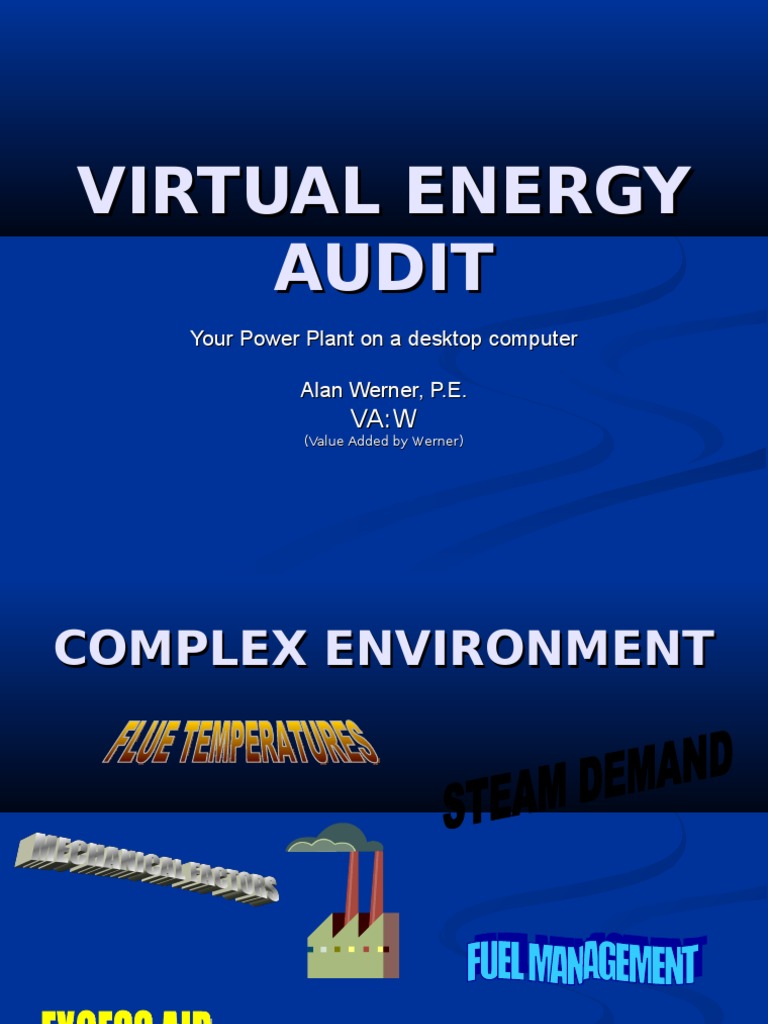 Virtual Energy Audit | PDF | Boiler | Combustion