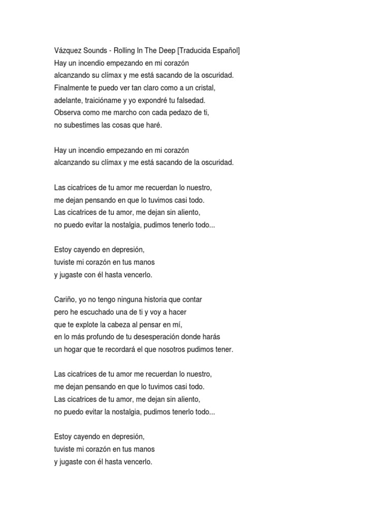 Vázquez Sounds PDF | PDF | Adele | Canciones escritas