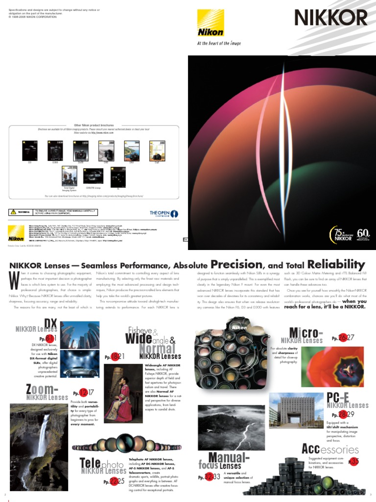 Other Nikon Product Brochures | PDF | Camera Lens | Nikon
