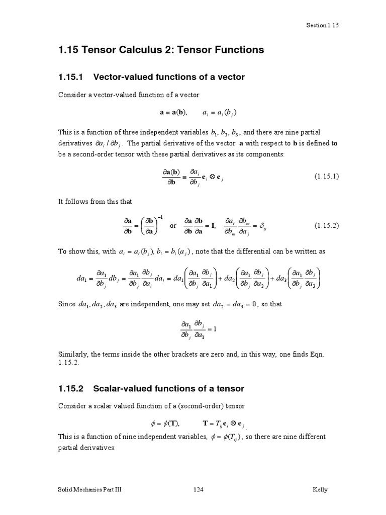 Vectors Tensors 15 Tensor Calculus 2 | PDF | Gradient | Derivative