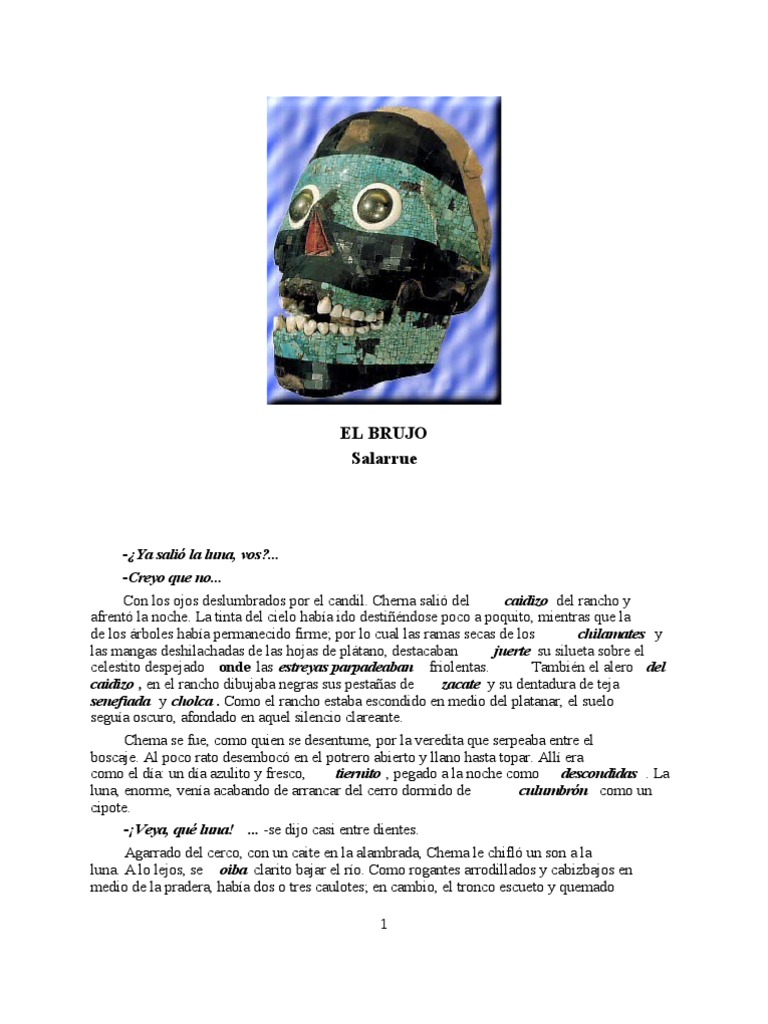 Cuentos de Barro-El Brujo | PDF | Naturaleza