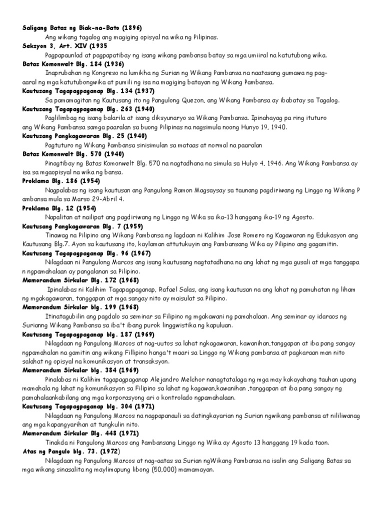 Filipino | PDF