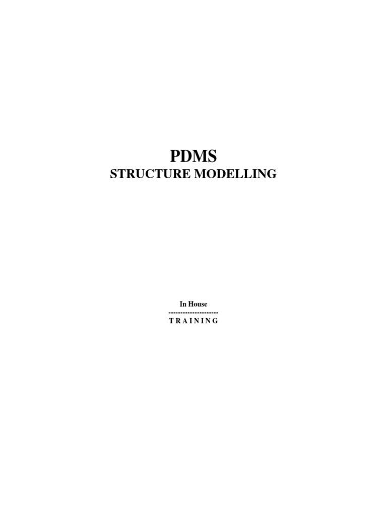 Pdms Structure-Manual Book | PDF