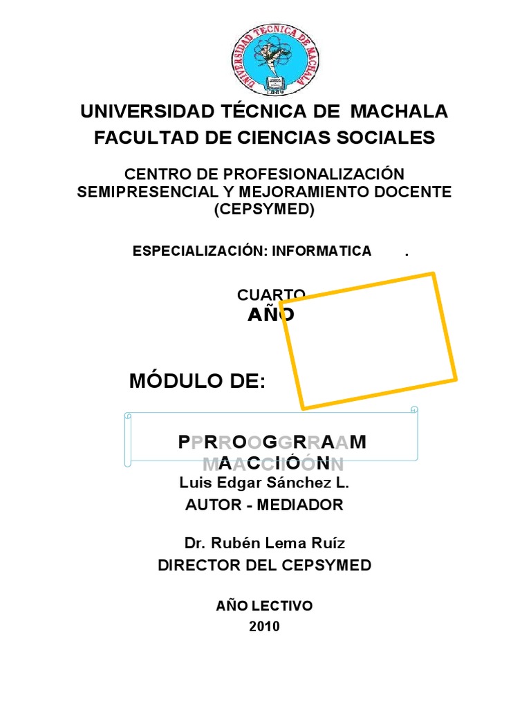 Modulo de Programacion 3 | Descargar gratis PDF | Maestros ...