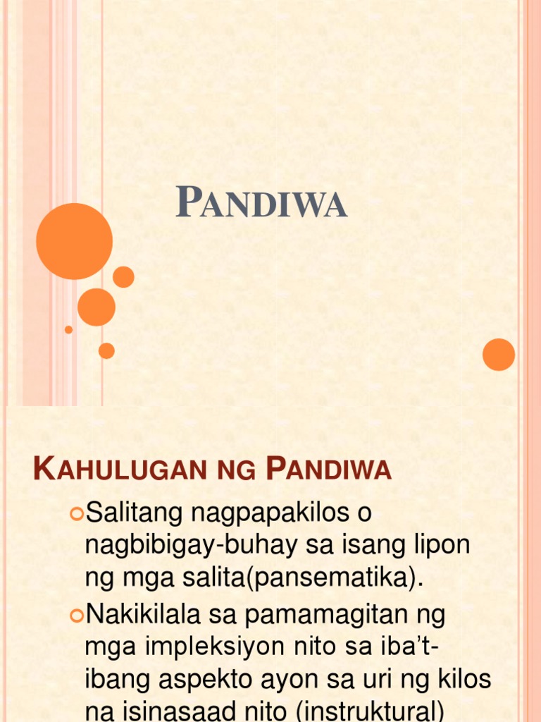 Pandiwa