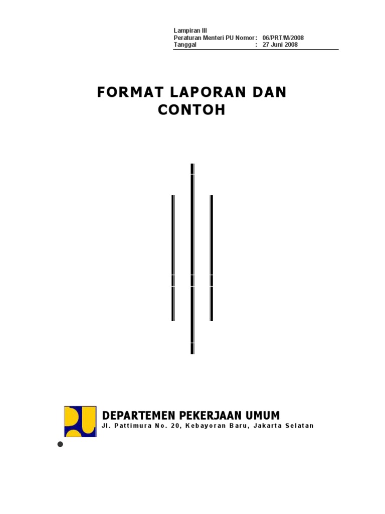 Contoh Format Laporan | PDF