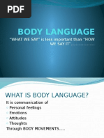 Master List of Expressions and Body Gestures | PDF | Hand | Body Language