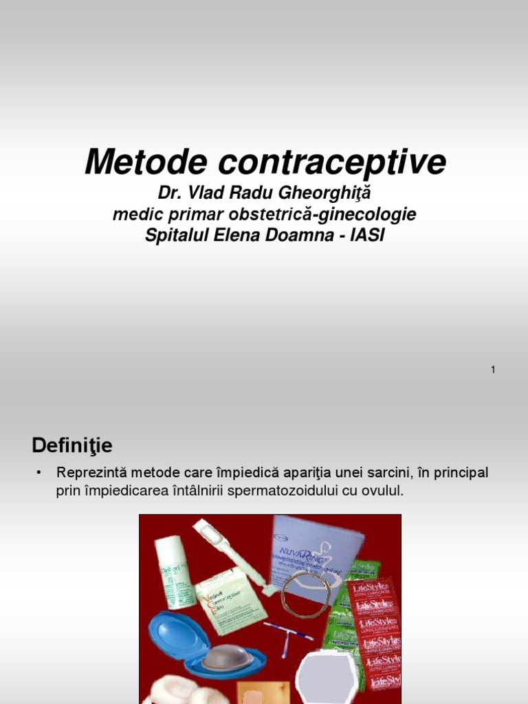 Metode Contraceptive - Prezentare Generala