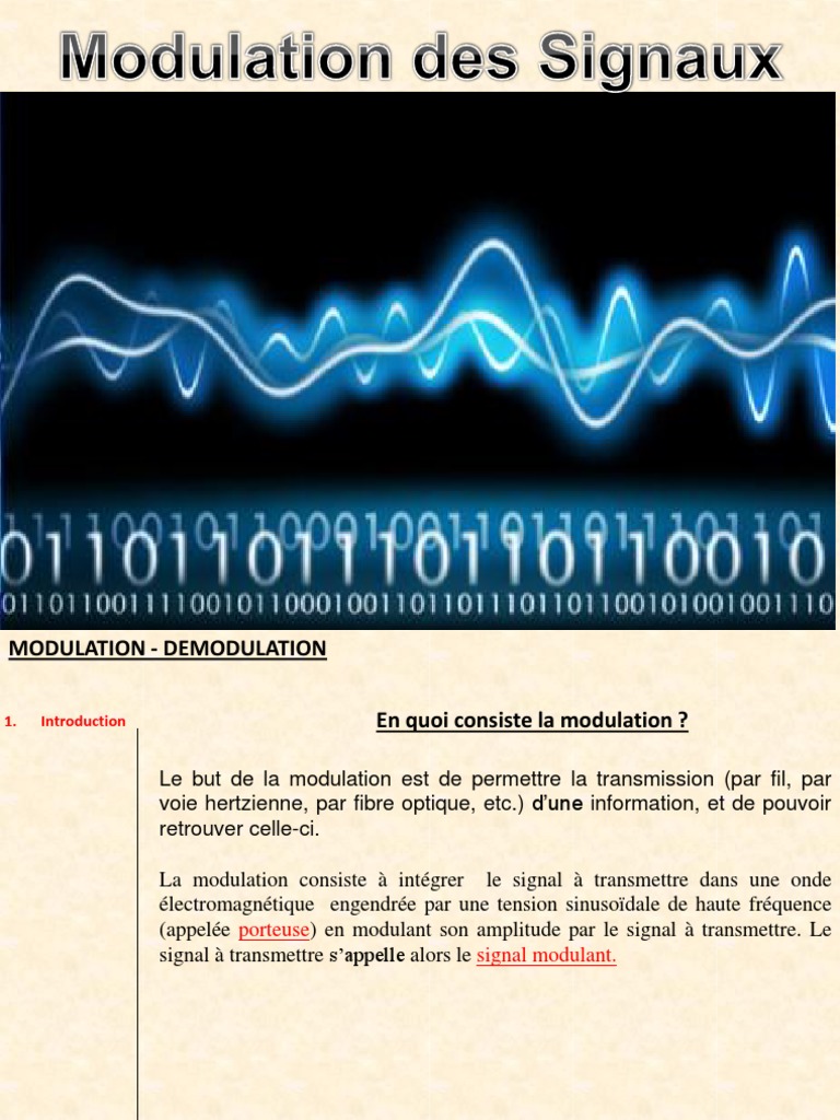 Modulation | PDF | Modulation | Signal électrique