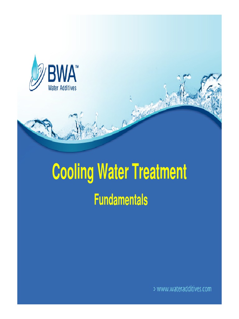 Cooling Water Treatment Basics | PDF | Air Conditioning | Corrosion