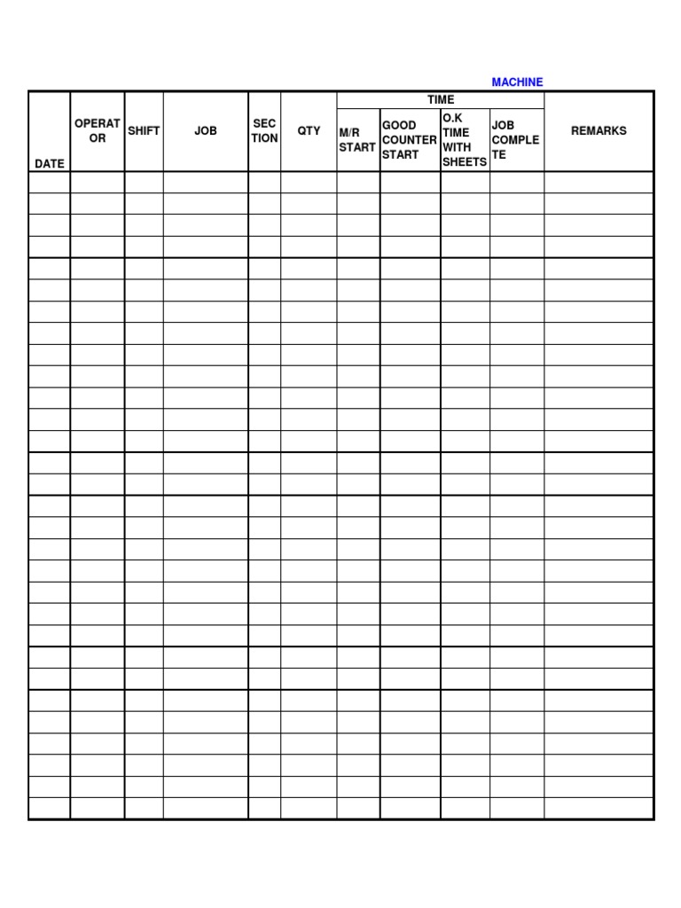 Daily Report Format | PDF