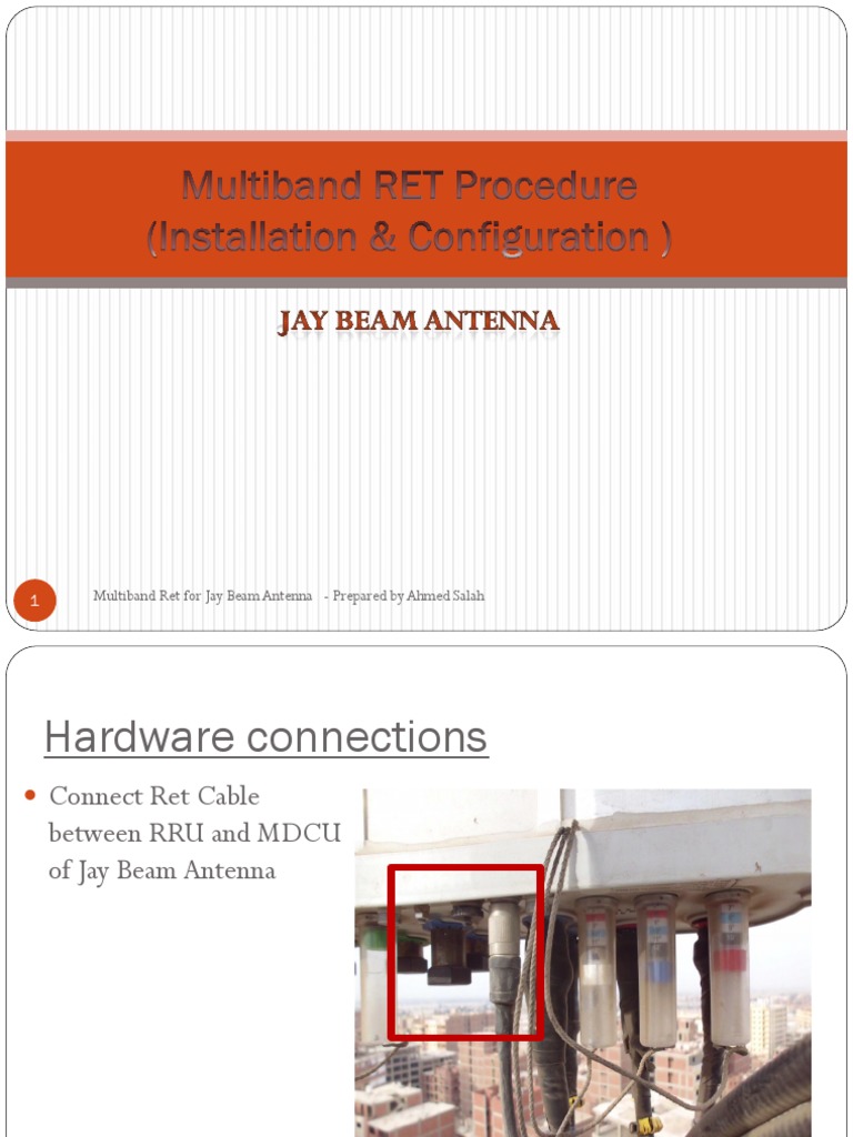 Multiband RET Setup Guide | PDF | Wireless | Radio