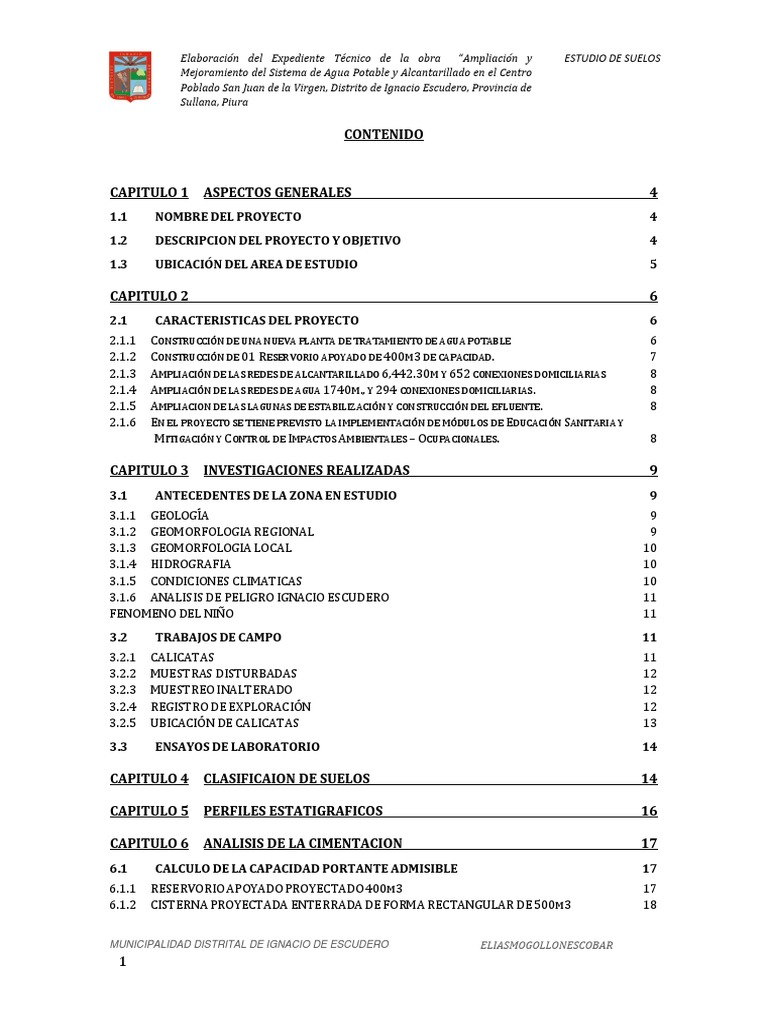 Informe de EMS | PDF | Fundación (Ingeniería) | Clima