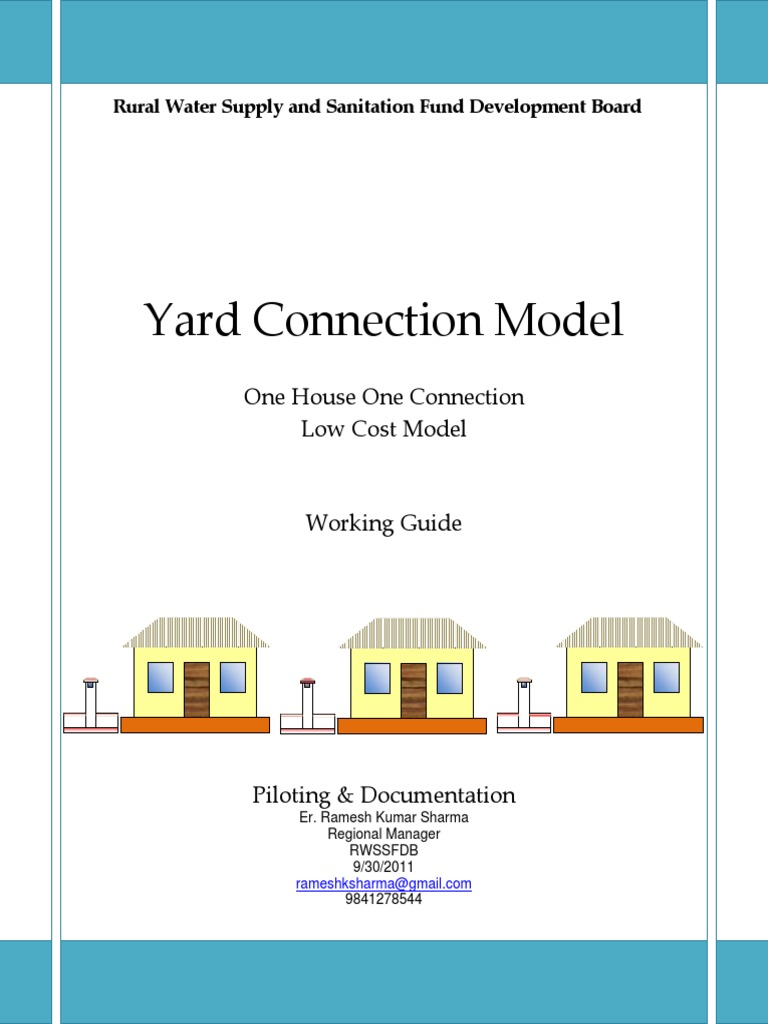 Yard Connection Innovative Pilot Model RWSSFDB by Er. Ramesh Kumar ...