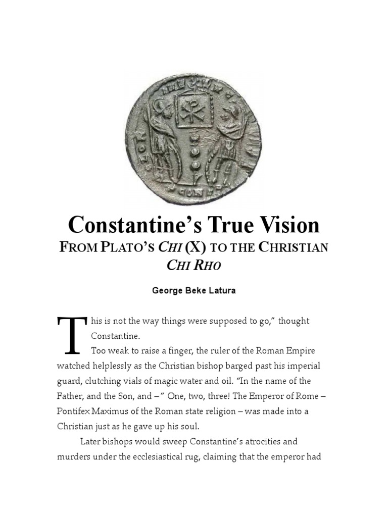 Constantine's True Vision | PDF | Constantine The Great | Religion And ...