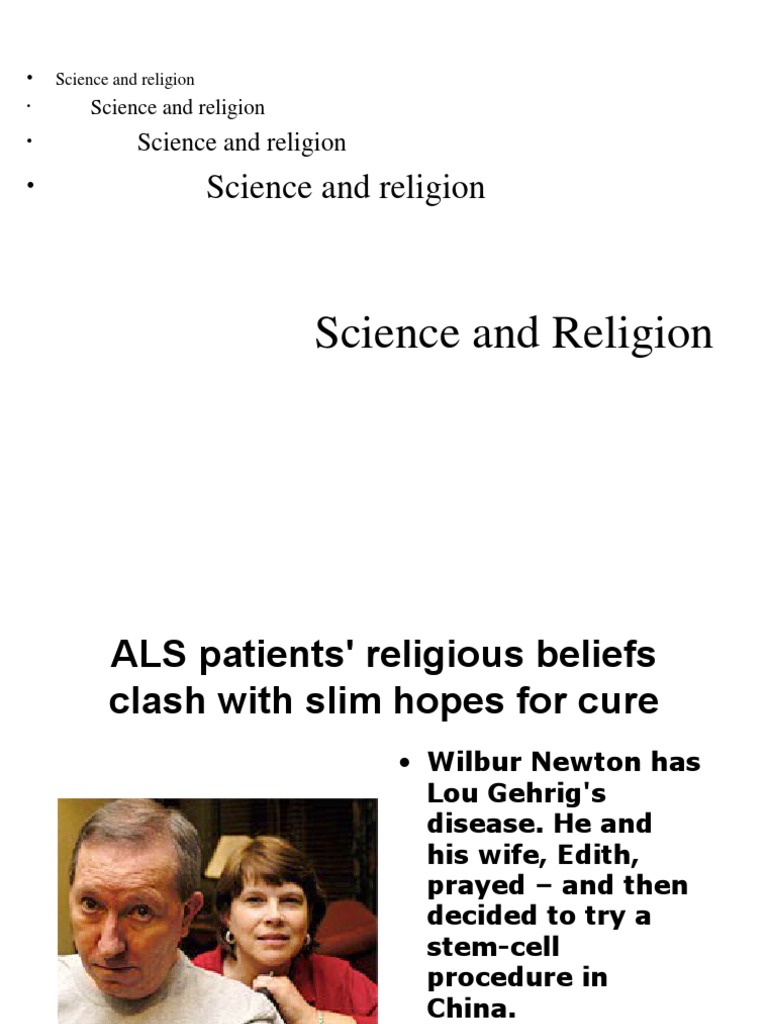 Science vs. Religion: A Complex Debate | PDF | Relationship Between ...