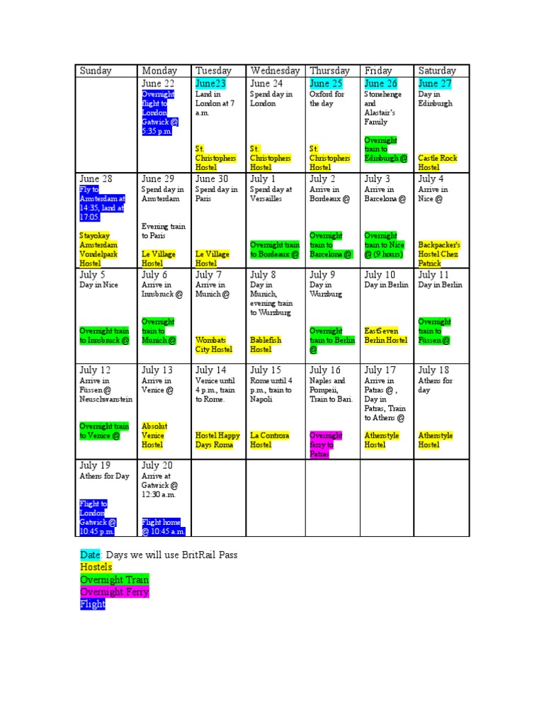 Alternate Calendar Including Barcelona | PDF