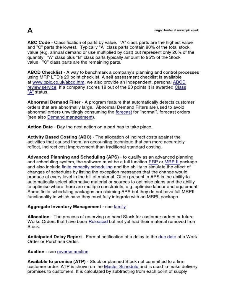 WWW - Bpic.co - Uk/abcd - HTM Abcd Review Service Class "A" | PDF ...