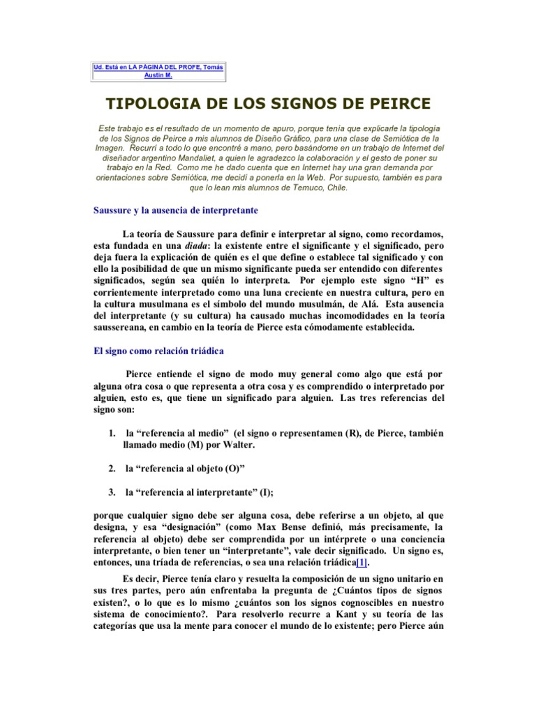 Triada de Pierce | PDF | Proposición | Existencia