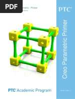 Creo Parametric Basic Tutorial | PDF | Window (Computing) | Extrusion