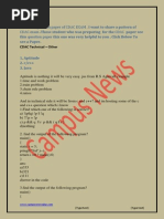 Cdac Sample C-Cat Papers | PDF | Pointer (Computer Programming ...