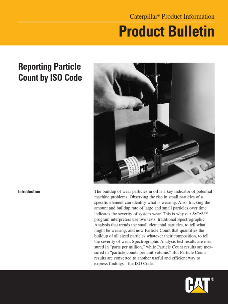 (PEJT5025-02) Reporting Particle Count by ISO Code | PDF | Particle | Wear