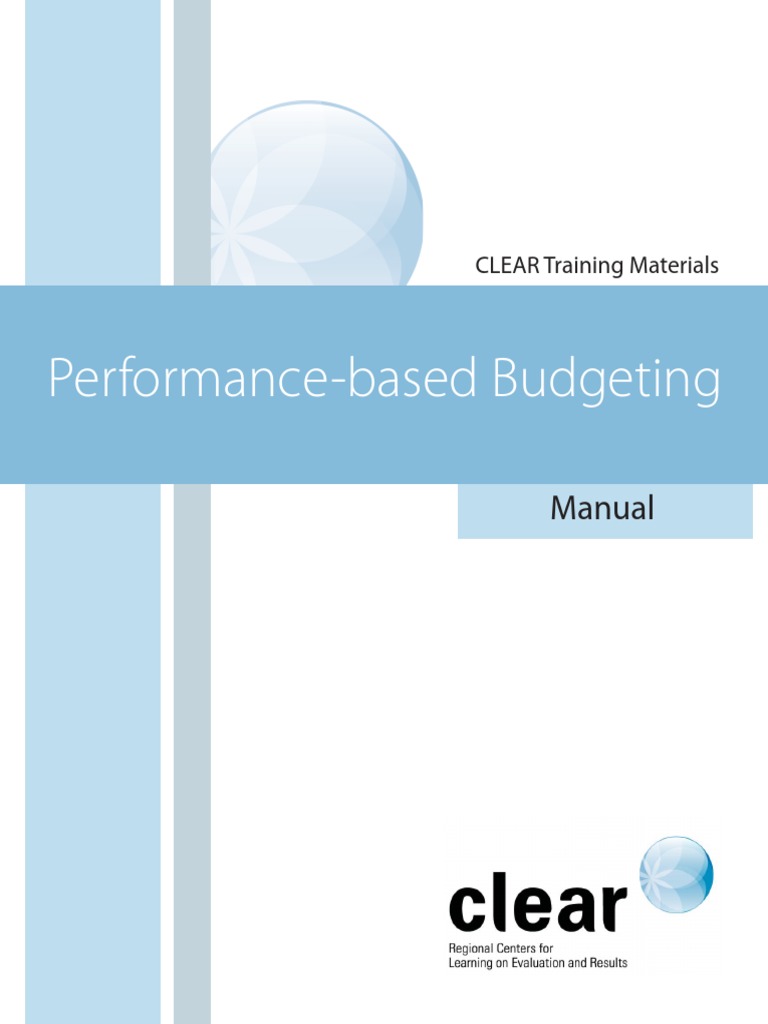 Performance Budgeting Manual Guide | PDF | Fiscal Policy | Government ...
