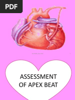 Apex Beat Assessment Guidelines | PDF | Pulse | Heart